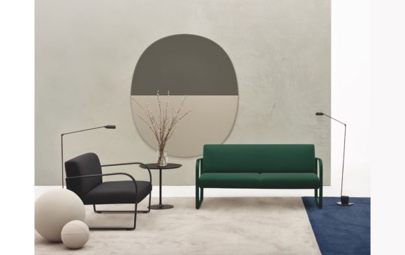 Arper collectie showroom - sofa's stoelen tafels